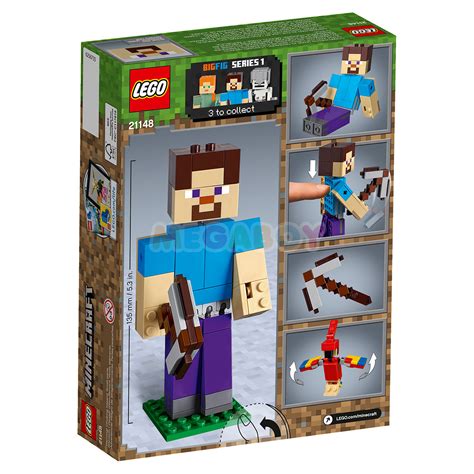 ЛЕГО 21148, Купить LEGO® Minecraft™ - “Стив с попугаем”, Новинка 2019!