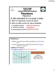 Exp Vectors Phys Lab PowerPoint Presentation How To Represent Vectors In