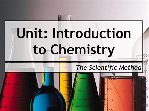 Unit: Introduction to Chemistry - ppt download