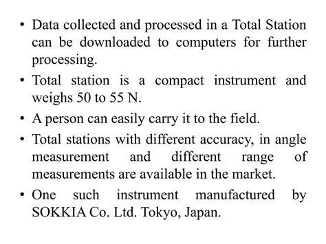 Total Station Surveying Pptx