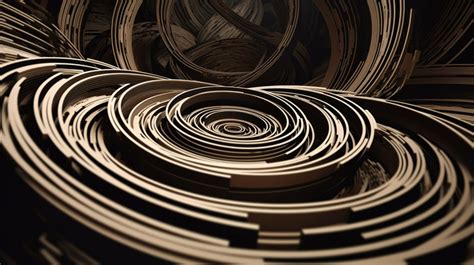 Concentration Randomly Rotated Geometric Shapes In D Rendered Concentric Background Backgrounds