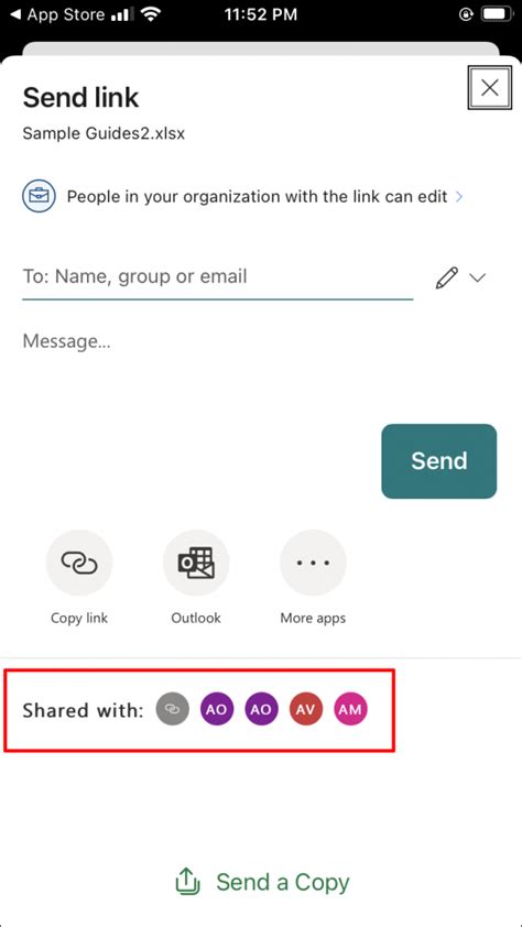 How To Remove Shared Access Permissions For Someone In An Excel File