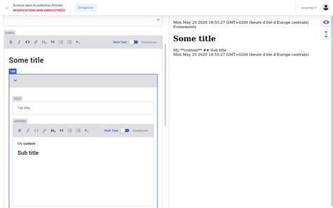 Custom Editor Component Markdown Widget Is Not Rendered In Preview
