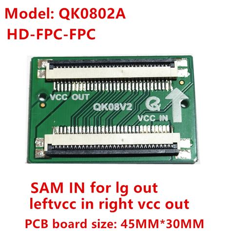 Lvds Adapter Fpc To Fpc Hd Lvds To Fpc Cable Adapter 0801a 0801b 0802a