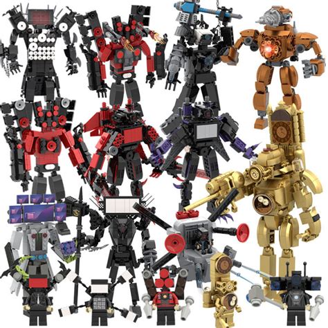 Hot Building Blocks Skibidi Toilet Man And Monitor Man Titan Sound Man Tv Man Toy Lazada Singapore