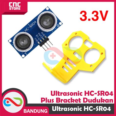 Hc Sr04 Ultrasonic Distance Measuring Sensor 3 3v 5v With Bracket Yellow Shopee Philippines