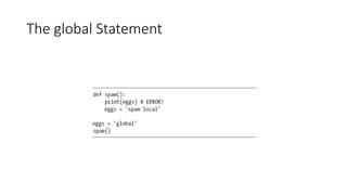 Function In Python PPT
