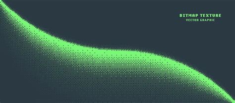 premium vector bitmap texture dither pattern smooth curved border