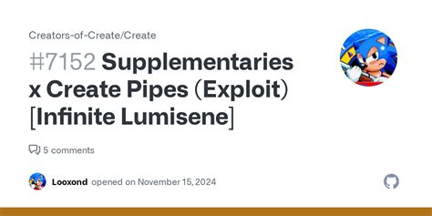 Supplementaries X Create Pipes Exploit Infinite Lumisene · Issue