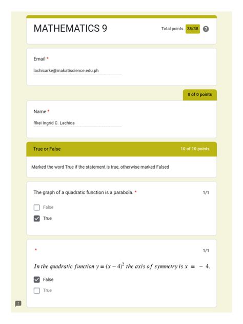 mathematics 9 pdf function mathematics quadratic equation