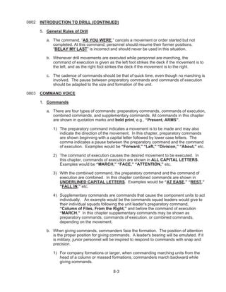 Training And Operations Manual Drill PDF