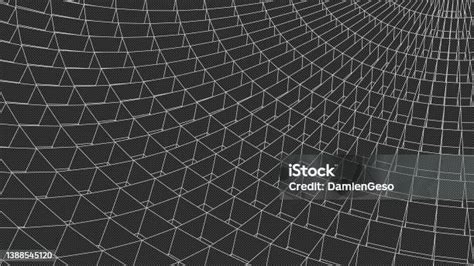 추상적인 3d 조명 왜곡 메쉬 구체 네온 간판입니다 미래 기술 Hud 요소입니다 우아한 파괴 큰 데이터 시각화 3차원 형태에