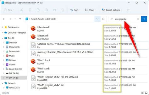 how to find large files on windows 11 waredata tech enthusiast