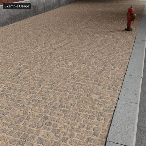 Old Dirty Cobblestone Texture Brown Poliigon