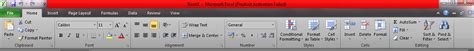 Microsoft Excel 2010 Menu Bar Microsoft Excel 2010