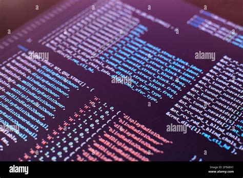 A Macro Monitor Screen With Program Code On It Making The New Php