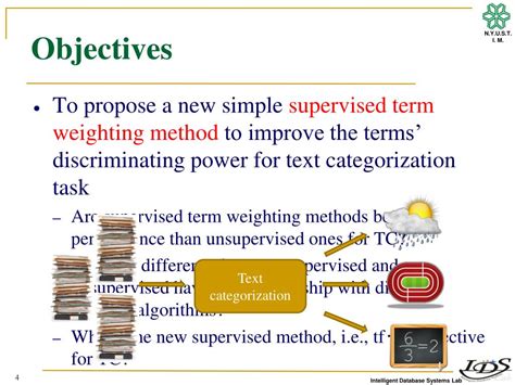 Ppt Supervised And Traditional Term Weighting Methods For Automatic Text Categorization