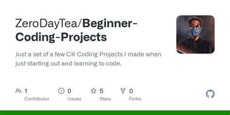 GitHub ZeroDayTea Beginner Coding Projects Just A Set Of A Few C Coding Projects I Made When