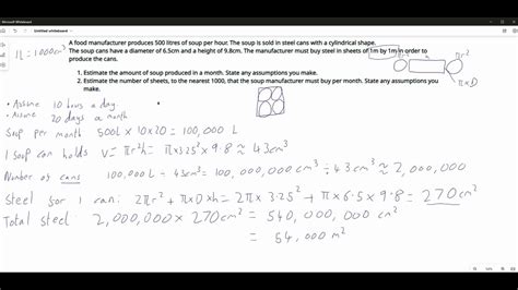 Higher Applications Fermi Problem Example Youtube