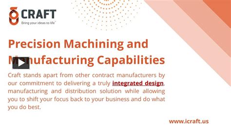 Precision Machining And Manufacturing Capabilities Presentation Free To Download