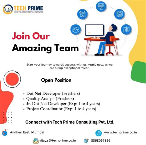 tech prime consulting on linkedin techprime dotnetdeveloper