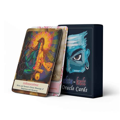 Shiv Kali Oracle Cards Set Of 24 Beautiful Paper Printed Cards Etsy
