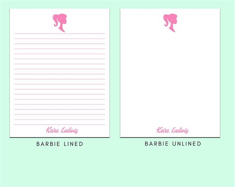 Personalized Notepad Calligraphy 100 Text Quality Paper Script