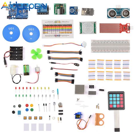 Aideepen Bộ Khởi Động U01 Cải Tiến Cho Bo Mạch Chủ Arduino Uno R3