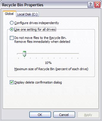 Recycle Bin In Windows XP Project Cerbera