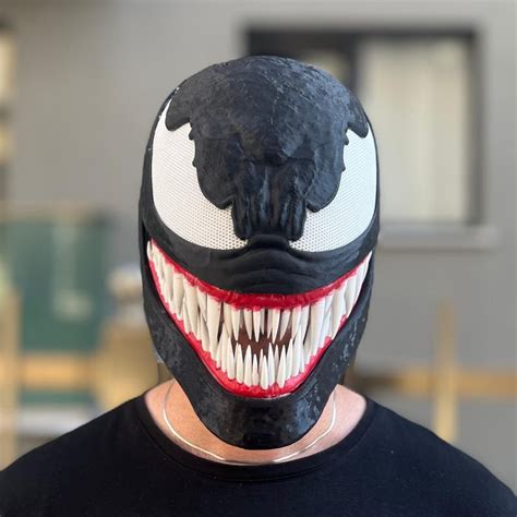 Venom Mask Venom Movie Venom Mask With Moving Jaw Venom With Tongue