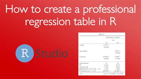 How To Make A Simple Table In R At Patricia Henderson Blog