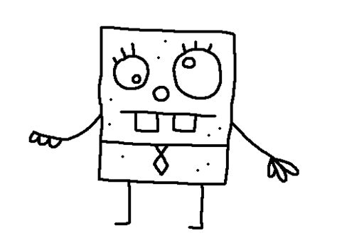 Doodlebob Spongebob Coloring Page