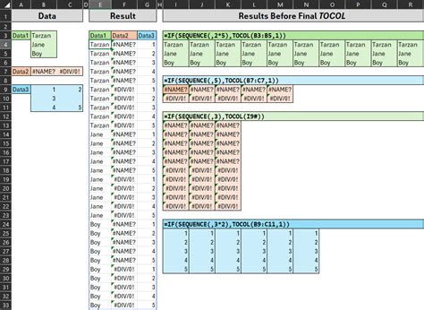 Is There A Way To Create A Dynamic Table In Excel Using Arrays Stack Overflow