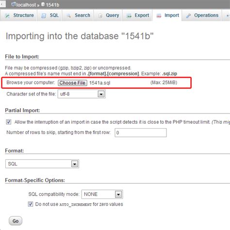 prestashop database import tutorial