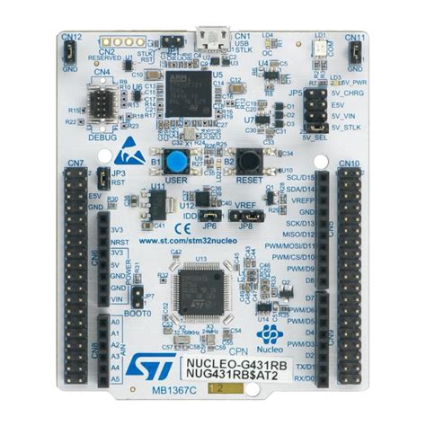 برد توسعه stm32 nucleo g431rb