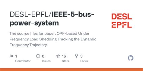 Ieee 5 Bus Power Systemdata Filesbusdatatxt At Master · Desl Epfl