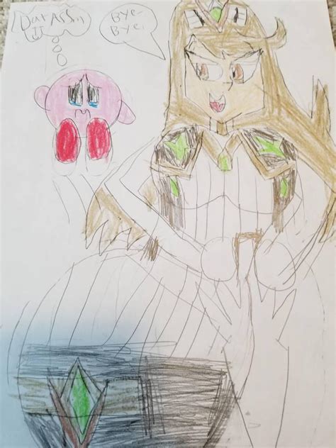 Mythra Bumps Kirby By Dennisthehammerhead4 On Deviantart