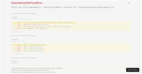 catsmiaow nestjs project structure auth codesandbox