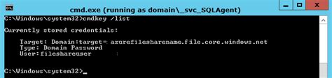 sql agent powershell step running as proxy loses stored credential