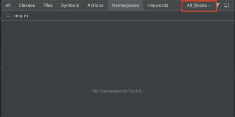 Namespace Search Switches From Project Files To All Places When Typing Search With A Dot · Issue