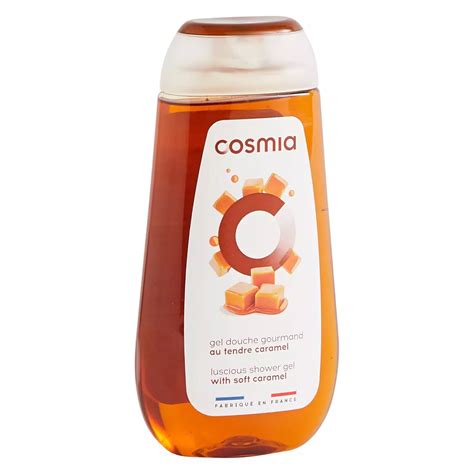 COSMIA Gel douche gourmand au tendre caramel 250ml pas cher - Auchan.fr