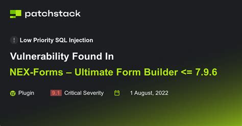 Wordpress Nex Forms Plugin
