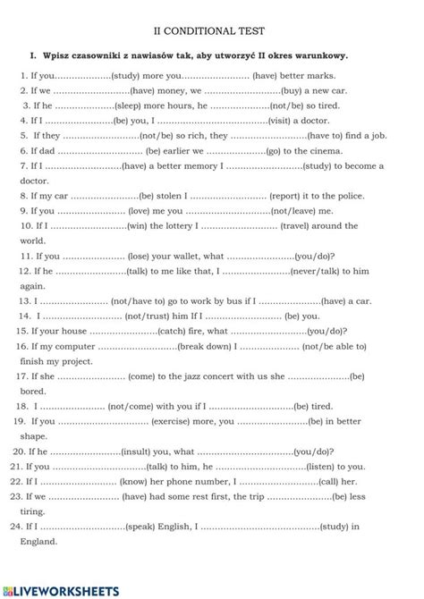 Second Conditional Esl Worksheet By Dizaier 4e2 Grammar Activities