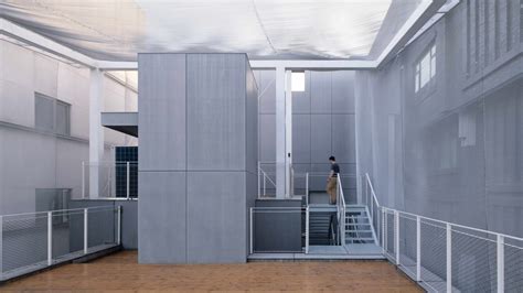 Mesh Veil Wraps In Between Pavilion In China By Trace Architecture Office