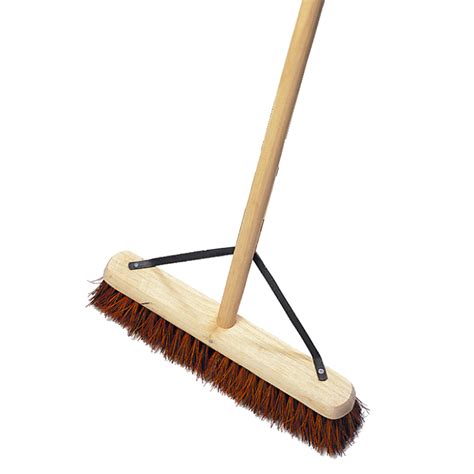 Brooms & Shovels 450mm Coco Soft Platform Broom c/w Handle & Stay ...
