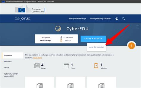 JoinUp Εγγραφή σε Συλλογή howto gov gr