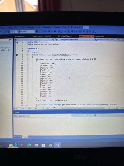 windows forms app with radio buttons and prices r csharp