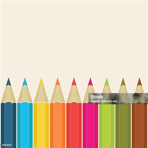 Vetores De Fundo Com Lápis De Cor E Mais Imagens De Aprender Aprender