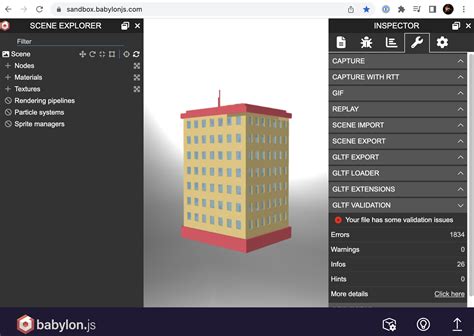 Resolving GLTF GLB Validation Errors Questions Babylon Js