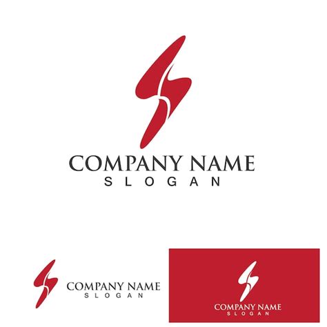 문자 S 천둥 전기 번개 로고 벡터 일러스트 레이 션 Designflash S 문자 로고 전기 볼트 로고 벡터 프리미엄 벡터